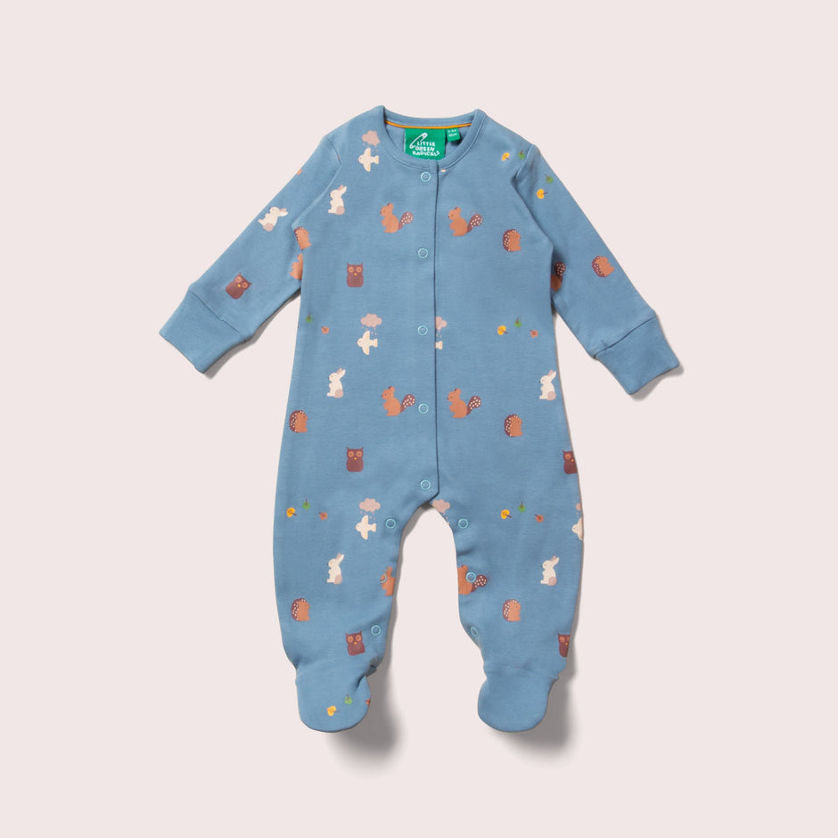 Woodland Folk Organic Babygrow – Little Green Radicals