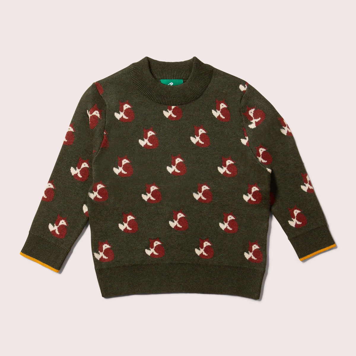 From One To Another Fox Knitted Jumper – Little Green Radicals
