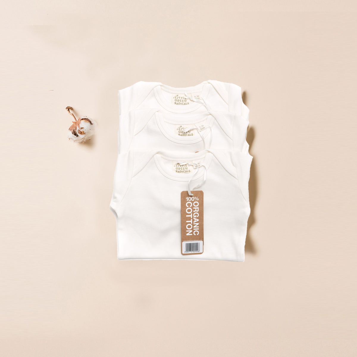 Natural Long Sleeve Baby Body - Pack of 3 – Little Green Radicals