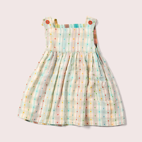 Rainbow Reversible Pinny Dress – Little Green Radicals